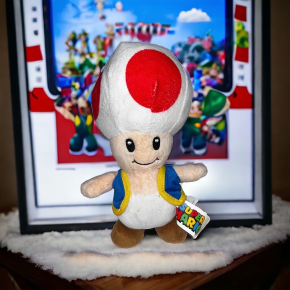 Toys | Super Mario Red Toad Plush Nintendo Mushroom All Star Collection ...